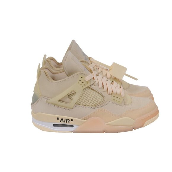 Nike | Shoes | Nike Off White Womens Air Jordan 4 Retro Sp Sneakers Us 85w Sail Virgil Abloh ...
